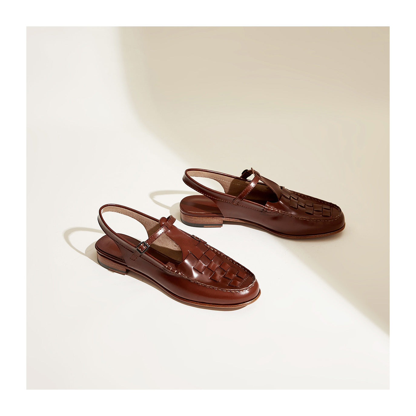 Jess leather comfort sandals – Bijou-mode